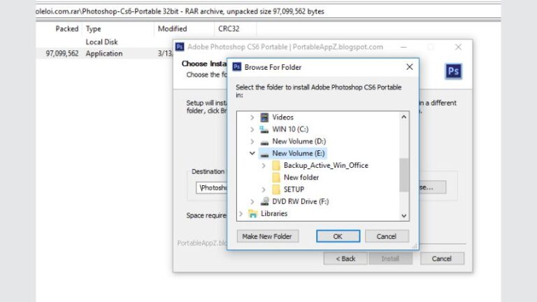 Photoshop Portable CS6 - Cách tải và cài đặt cực dễ dàng