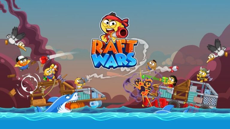 Raft Wars - Trò chơi trực tuyến vui nhộn thể loại bắn súng trên biển