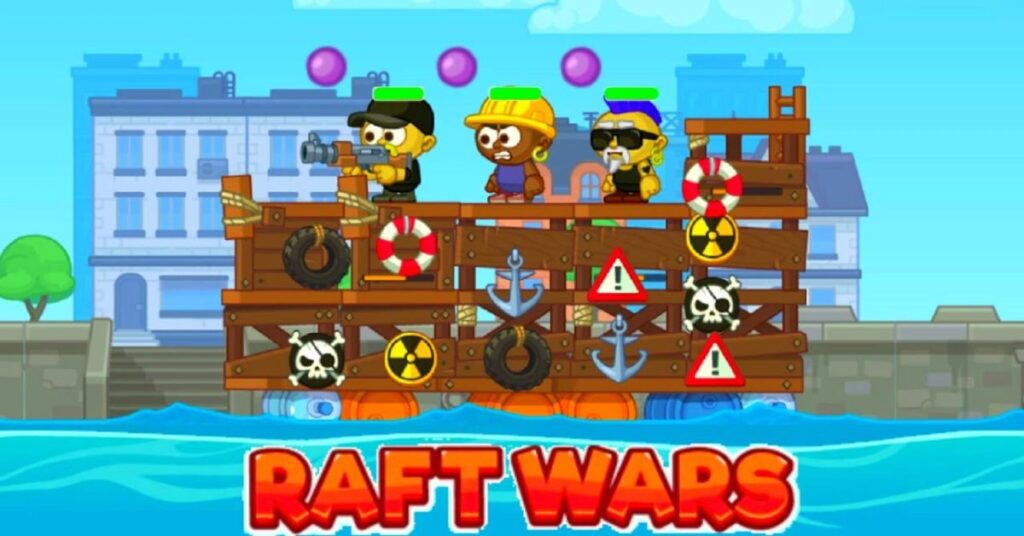 Raft Wars - Trò chơi trực tuyến vui nhộn thể loại bắn súng trên biển