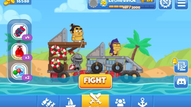 Raft Wars - Trò chơi trực tuyến vui nhộn thể loại bắn súng trên biển