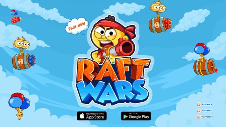 Raft Wars - Trò chơi trực tuyến vui nhộn thể loại bắn súng trên biển