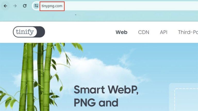 Cách nén ảnh PNG hiệu quả với TinyPNG