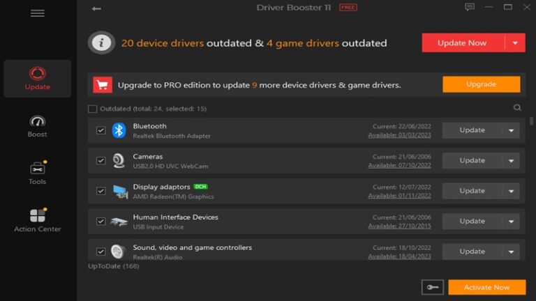 Driver Booster for Steam: Tối ưu hóa hiệu suất và nâng cấp lối chơi