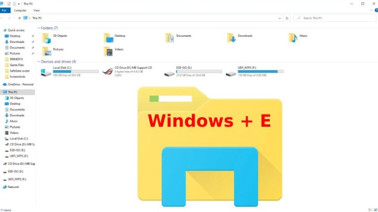 9 cách kích hoạt File Explorer trong Windows 10