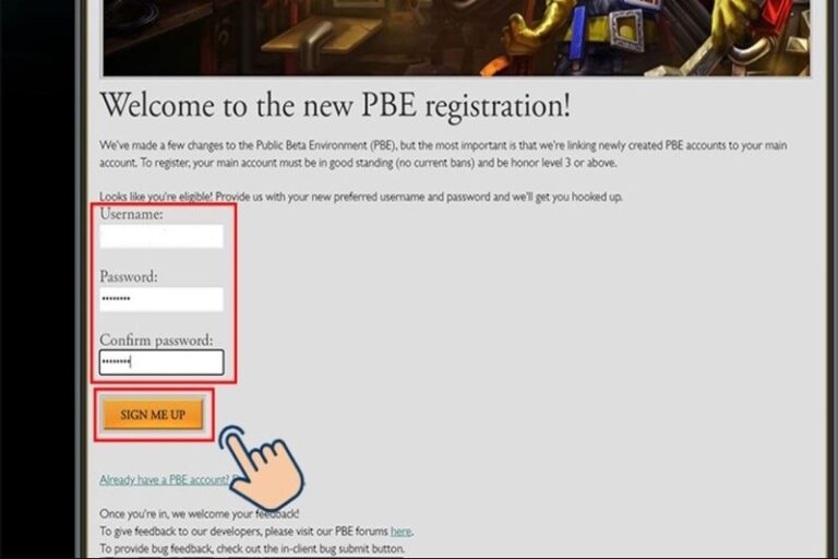 Làm sao chơi được server PBE 14.1? Hướng dẫn đơn giản