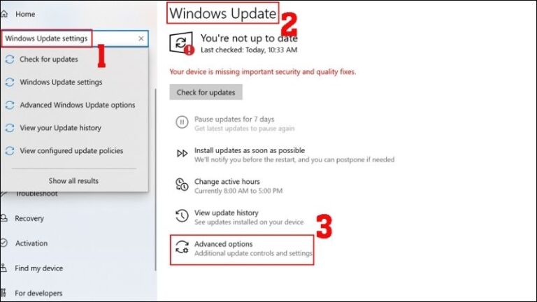 Tắt Windows update trong Win 10: +6 cách thực hiện dễ dàng