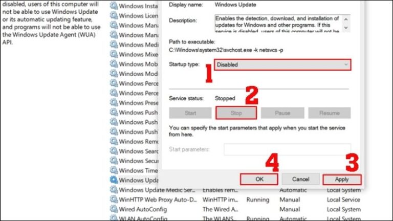 Tắt Windows update trong Win 10: +6 cách thực hiện dễ dàng