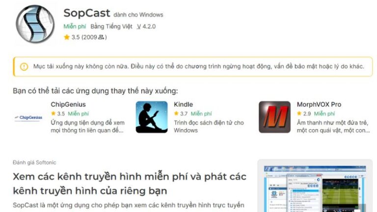 Xem bóng đá trên Sopcast bằng điện thoại Android