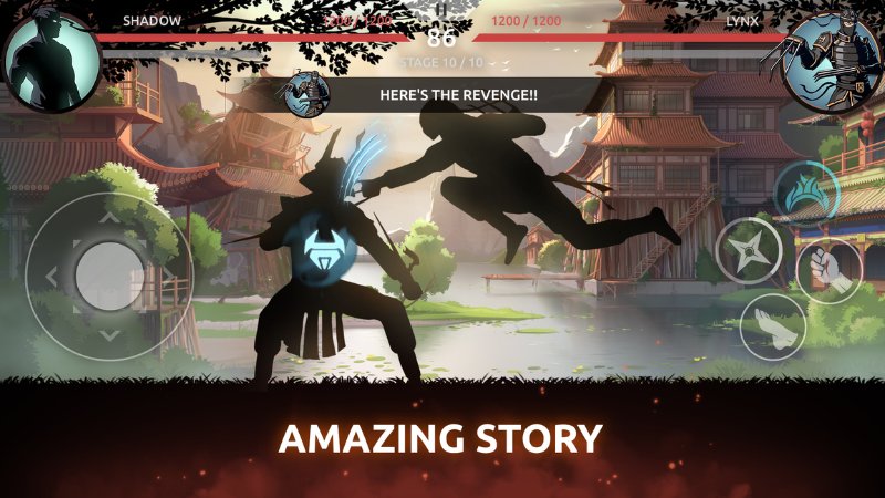 Nhập vai chiến đấu với chiến binh hình bóng nhân Shadow Fight