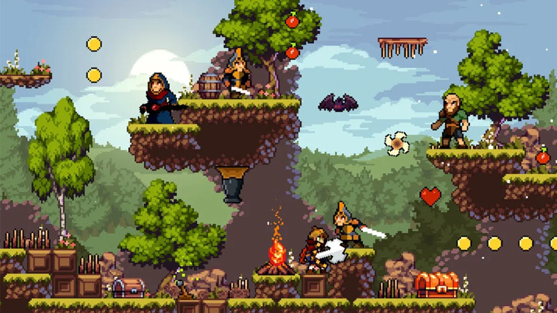 Apple Knight nhập vai khám phá vùng đất thần tiên và huyền diệu