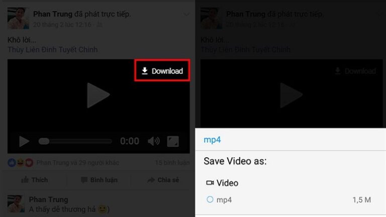 Những cách tải clip trên Facebook về điện thoại, máy tính chi tiết