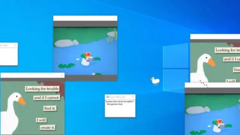5 phút có ngay chú vịt quậy phá Goose Desktop viral trên TikTok