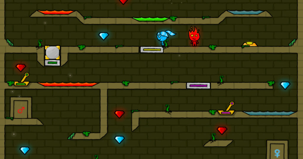 Chuỗi game Lửa và Nước với những thử thách đầy cam go