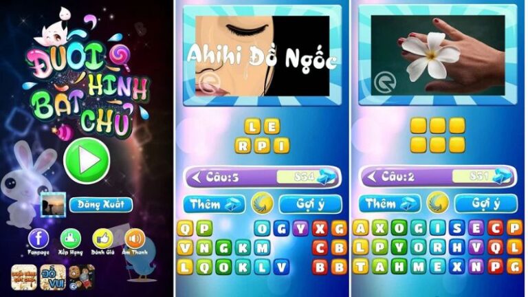 Tổng hợp game nhìn hình đoán chữ thách thức khả năng suy đoán