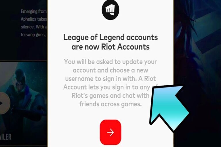 Hướng dẫn chuyển đổi tài khoản Riot Account đảm bảo dữ liệu