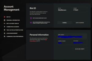 Hướng dẫn chuyển đổi tài khoản Riot Account đảm bảo dữ liệu
