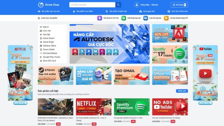 Top cửa hàng bán game steam cùng nhiều tựa game khác rẻ uy tín