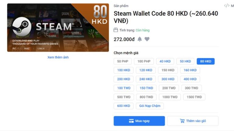 Top cửa hàng bán game steam cùng nhiều tựa game khác rẻ uy tín