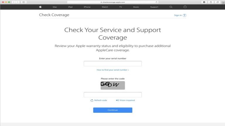 Cách kiểm tra bảo hành Apple qua checkcoverage apple com