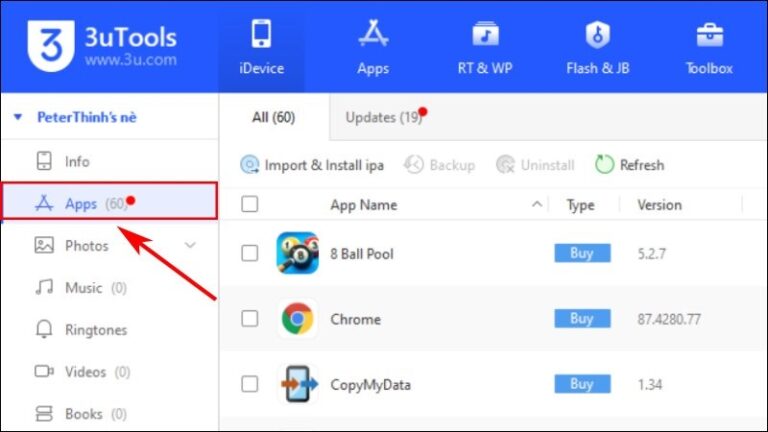 Download 3uTools và cách sử dụng cơ bản