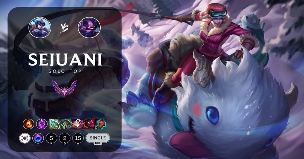 Theo trend Sejuani Đường Trên full AP đang phá đảo rank Hàn