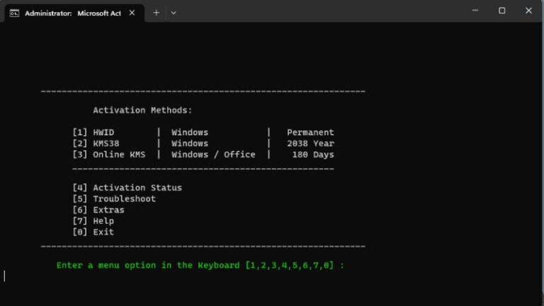 Hướng dẫn Crack Windows 10 vĩnh viễn (2025) bằng KMSpico, CMD