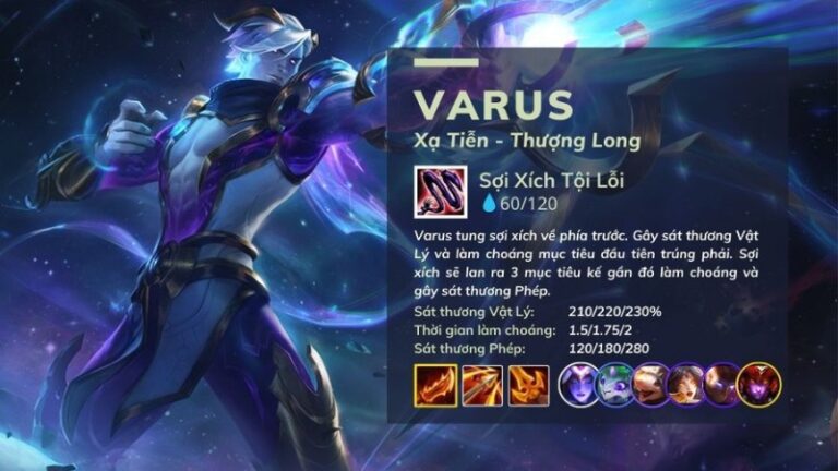 Hướng dẫn chơi AP Varus ở mùa giải 2024