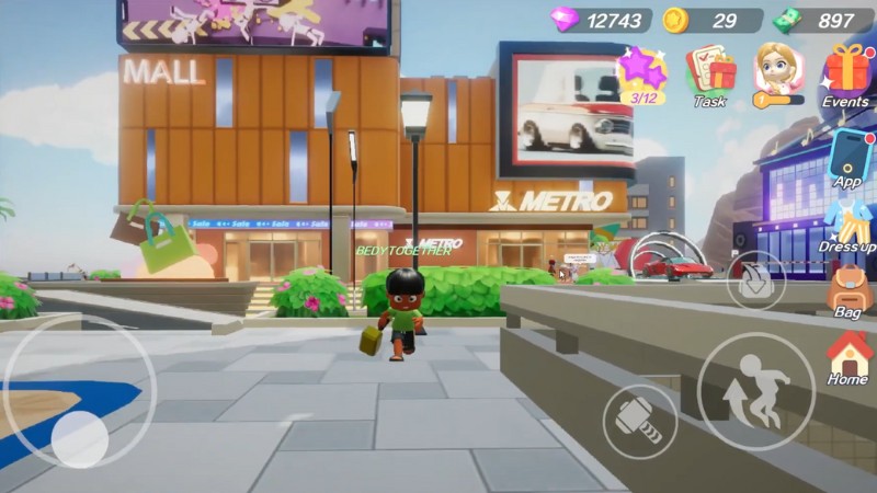 Metroville cho bạn sống trong một thế giới ảo như Play Together