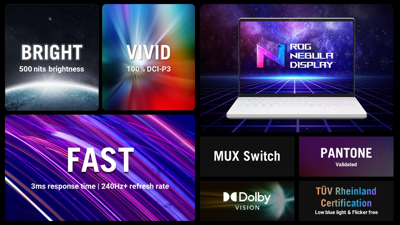 ROG Nebula Display và ROG Intelligent Cooling là hai công nghệ minh ...