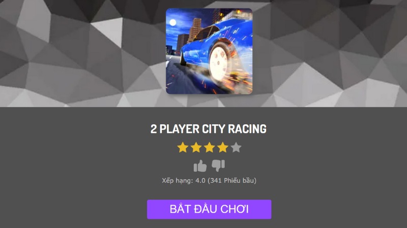 Game đua xe 2 người | Trò chơi lái xe đua đầy hấp dẫn