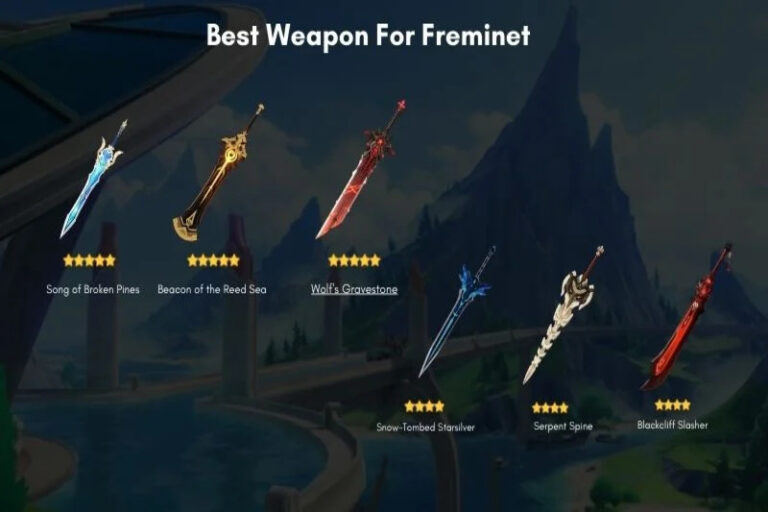 Xếp hạng Genshin Impact và thông số tốt nhất cho Freminet build