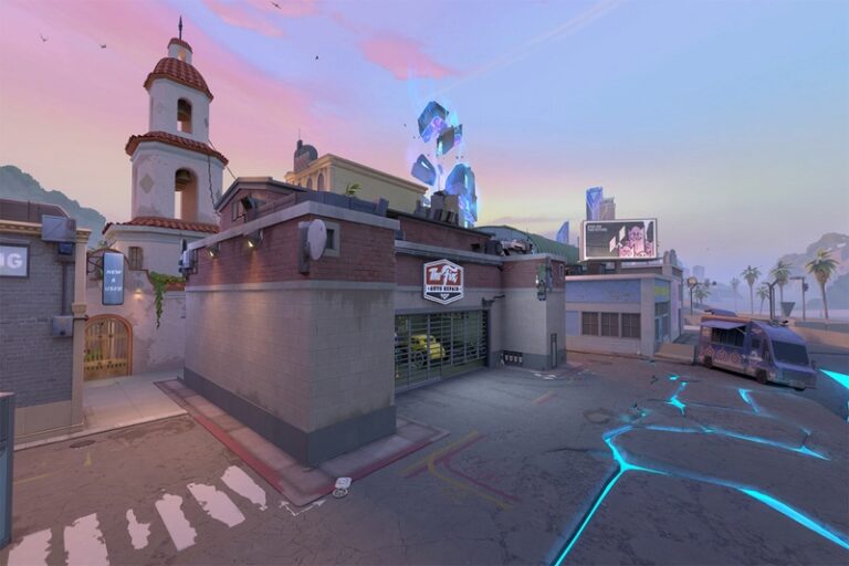 Chiêm ngưỡng vẻ đẹp 'tuyệt tác' của map Sunset Valorant