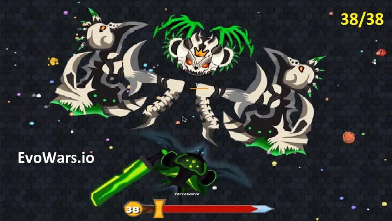 EVOWAR LEVEL 38 khi Đại Quỷ Vương thức giấc