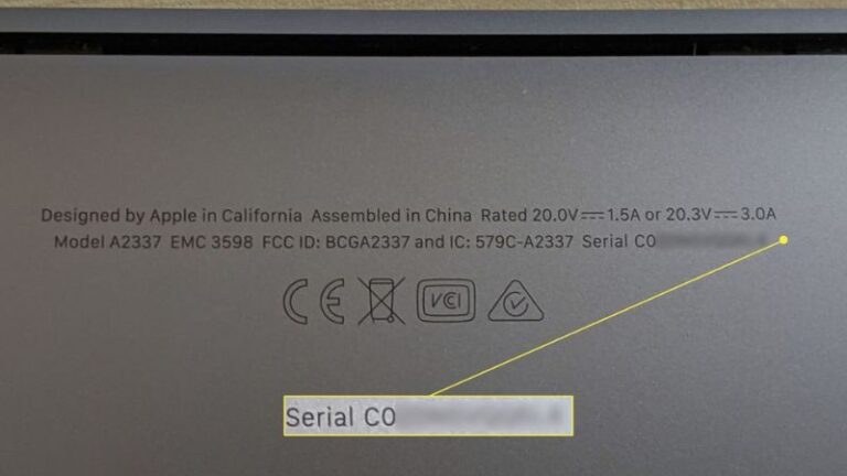 Cách check Serial MacBook chính hãng từ nhà sản xuất Apple