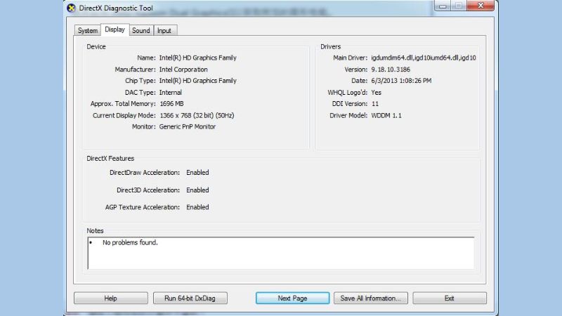 DxDiag là gì? Cách kiểm tra máy tính bằng công cụ DxDiag