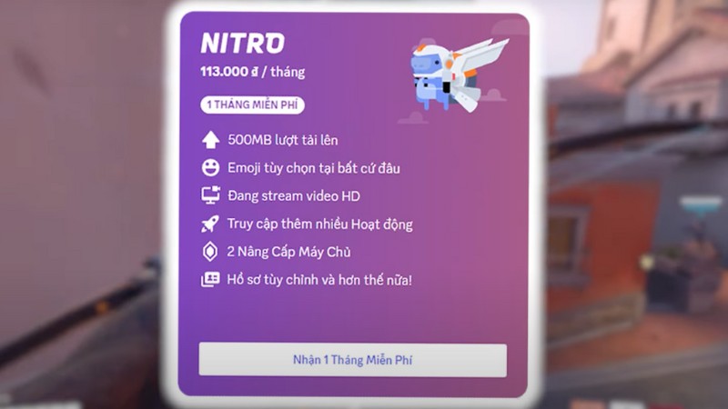 Hướng dẫn về Nitro và nạp Nitro để sử dụng tiện ích trên Discord