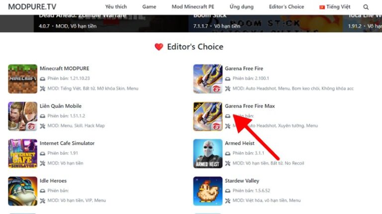 MODPURE - Tải Game App Mod Apk miễn phí cho Android