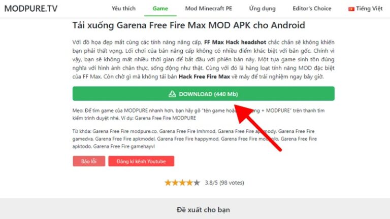 MODPURE - Tải Game App Mod Apk miễn phí cho Android