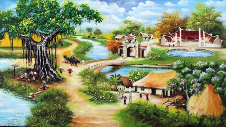 Tổng hợp hình nền ảnh đồng quê Việt Nam đẹp nhất