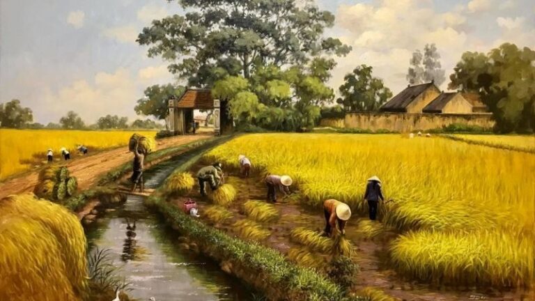 Tổng hợp hình nền ảnh đồng quê Việt Nam đẹp nhất