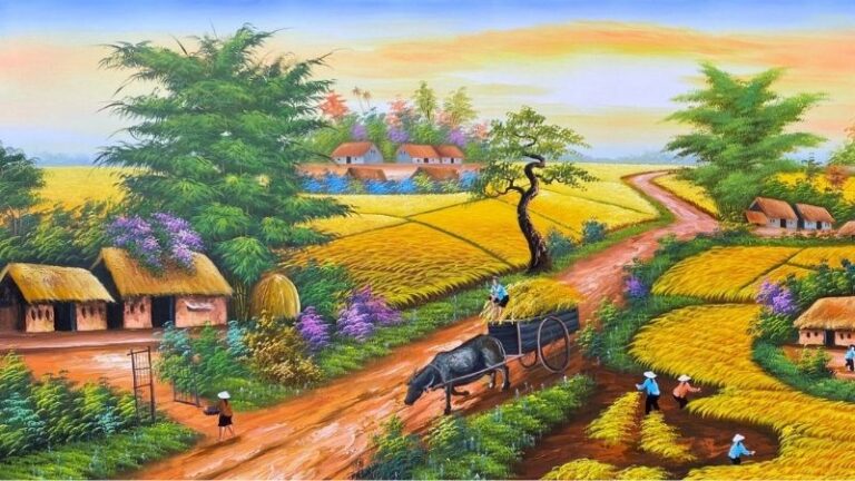 Tổng hợp hình nền ảnh đồng quê Việt Nam đẹp nhất