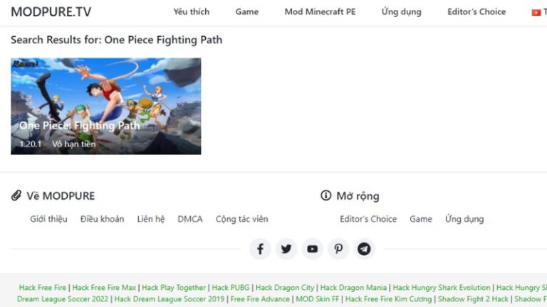 Cách tải và tạo tài khoản One Piece Fighting Path Modpure