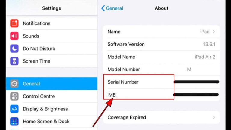 Cách kiểm tra, check Serial, IMEI iPad chính hãng siêu đơn giản