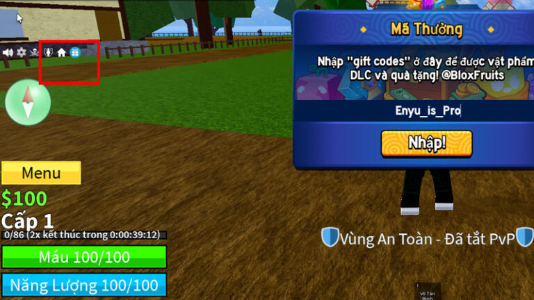 Code Blox Fruit (Blox Piece) tháng 11/2025 mới nhất