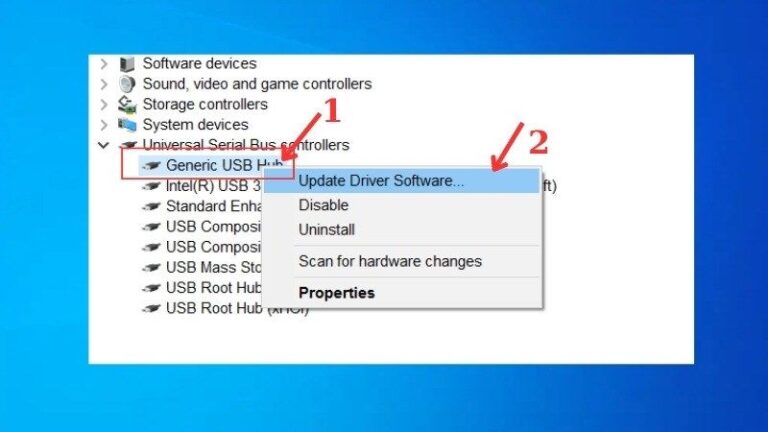 Lỗi USB Device Not Recognize - 11 Cách khắc phục trên Windows