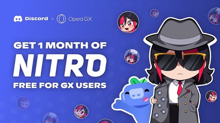 Cách nhận 1 tháng sử dụng Discord Nitro miễn phí với Opera GX