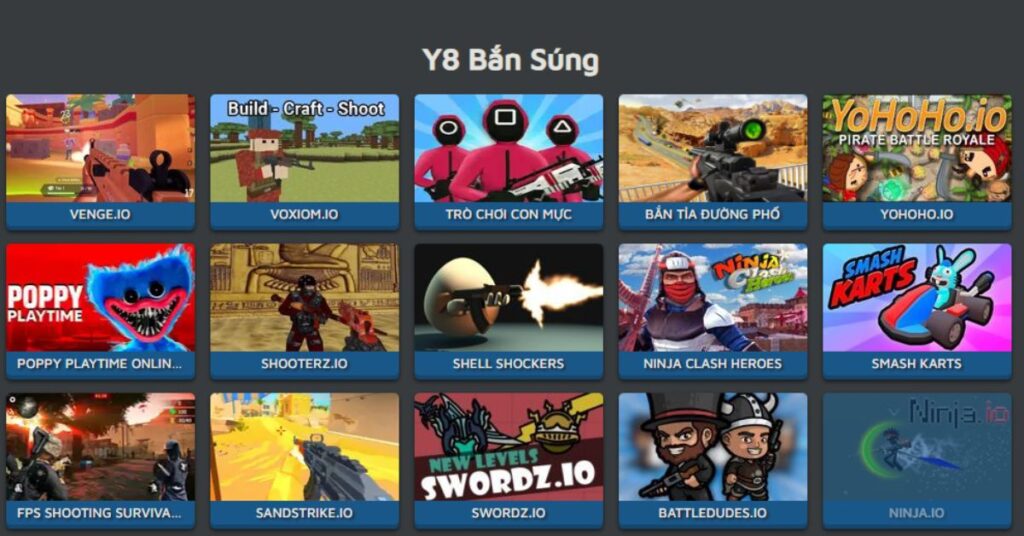 Top 15+ Game Y8 Bắn Súng Hay Nhất 2025 (Chơi Ngay Miễn Phí)