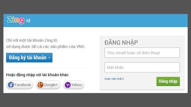Cách đổi mật khẩu Zing ID và tăng cường bảo mật 2 lớp