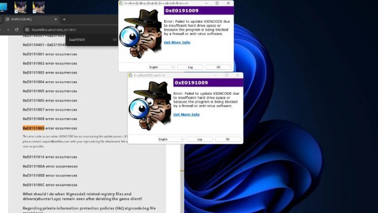 Lỗi Xigncode và cách sửa lỗi nhanh chóng, đơn giản