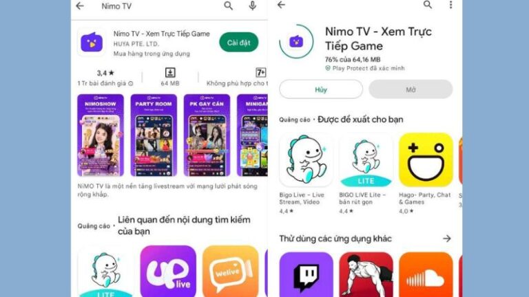 Hướng dẫn cài đặt và truy cập Nimo TV xu hướng live stream